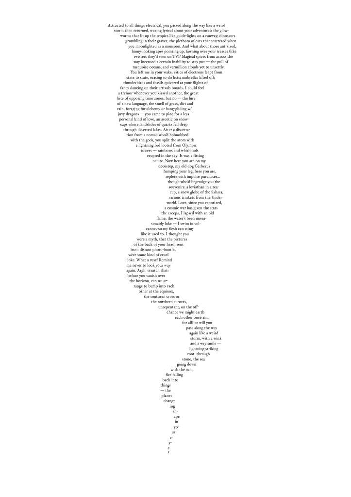 Toby Fitch – Poet, Essayist, Editor & Teacher